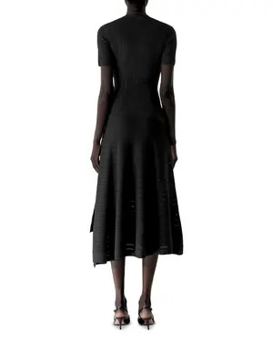 JASON WU Pointelle Knit Short Sleeve Dress