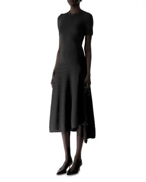 JASON WU Pointelle Knit Short Sleeve Dress