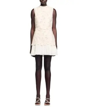 knee length dresses for ladies ONE OF A KIND) YOU'RE A REAL PEACH PIERCING DRESS – SULK Knitwear main image 1