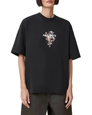 ALLSAINTS Eternal Etta Oversized Tee - Black