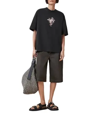 ALLSAINTS Eternal Etta Oversized Tee - Black
