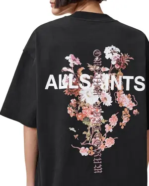 ALLSAINTS Eternal Etta Oversized Tee - Black