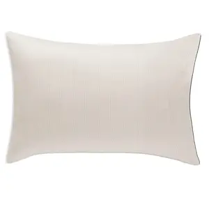 ANNE DE SOLENE Journey Striped Sateen Standard Pillowcase Pair - Sable