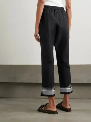 JOSEPH Tottenham Cropped Straight-leg Pants