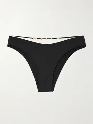 ERES Trésor Lava Cutout Embellished Bikini Briefs - Black