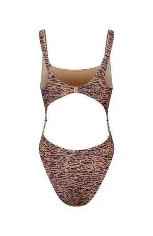 LUNA B Tempest Leopard-print Swimsuit - Printed Leopard