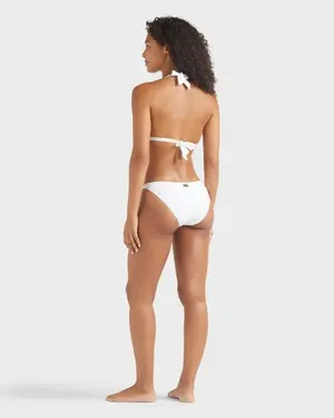 Vilebrequin Halterneck Bikini Top With Rhinestone Embellishments - White