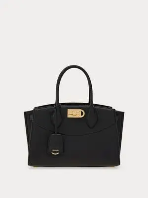 FERRAGAMO Studio Soft Bag - Black