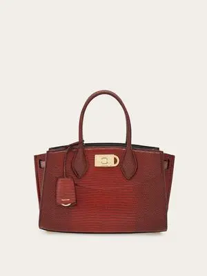 FERRAGAMO Studio Soft Bag - Brown