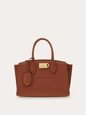 FERRAGAMO Studio Soft Bag Brown