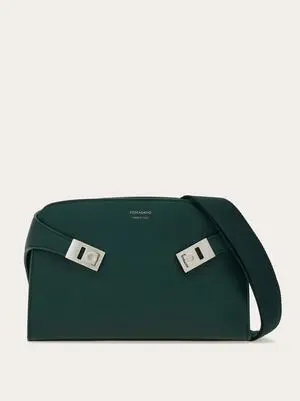 FERRAGAMO Hug Messenger Bag - Green