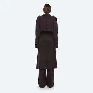 Helmut Lang Fluid Trench Coat - Truffle