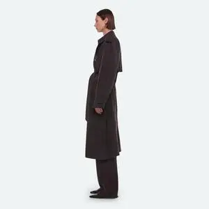 Helmut Lang Fluid Trench Coat - Truffle