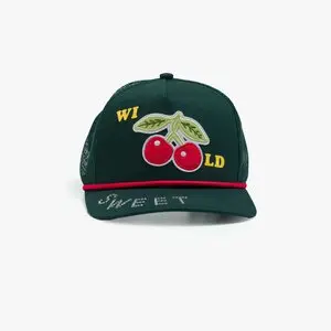 MOTHER The 10-4 Wild Cherries Trucker Cap - Green