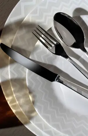MISSONI HOME TABLEWARE Table Knives Zig Zag Set Of 6 Steel L 9.25