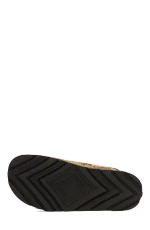 Mcm Lauretos Raffia Jacquard Sandals