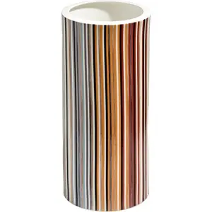 MISSONI HOME TABLEWARE High Vase Stripes Jenkins 148 Diam. 6.3 - Multicolor
