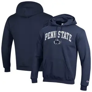 Champion Penn State Nittany Lions Arched Logo Fleece Pullover Hoodie - Navy