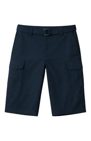 BENBEN 3-pack Belted Cargo Shorts - Black/navy/grey