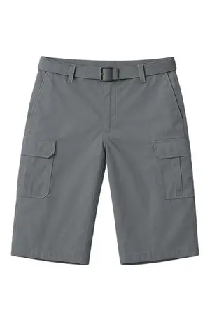 BENBEN 3-pack Belted Cargo Shorts - Black/navy/grey