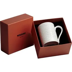 MISSONI HOME TABLEWARE Mug Cup Zig Zag - White