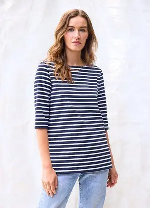 Saint James 3/4 Sleeve Tops