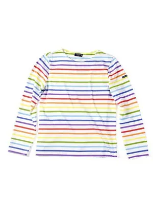 Saint James Minquiers Pride Striped Shirt