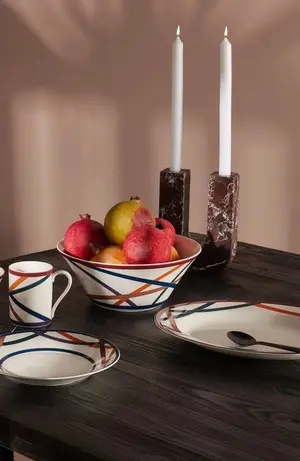 MISSONI HOME TABLEWARE Oval Dish Nastri Diam. 14"