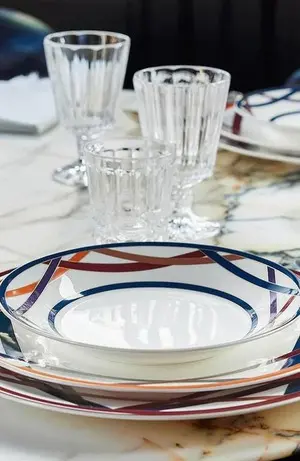 MISSONI HOME TABLEWARE Oval Dish Nastri Diam. 14"