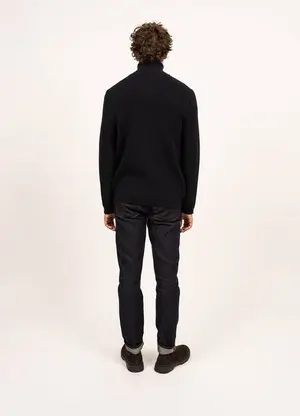 Saint James Quiberon High Collar Knit Jacket