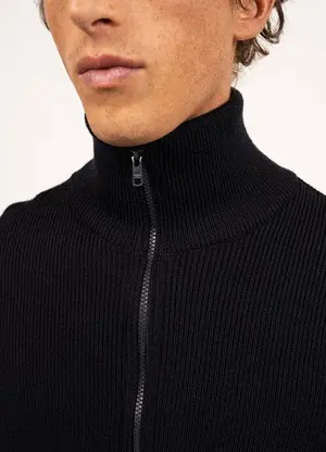 Saint James Quiberon High Collar Knit Jacket