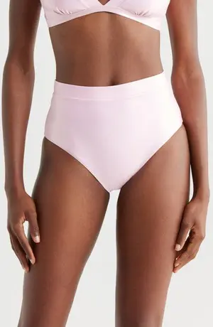 BOAMAR Bondy High-waist Bikini Bottoms - Pink