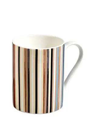 MISSONI HOME TABLEWARE Mug Cup Stripes In Luxury Box Jenkins 148 Diam. 3", H 3.9