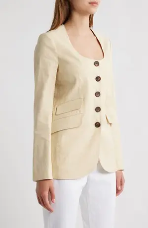 Rag & Bone Roslyn Linen Blend Blazer