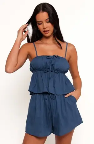 PETAL & PUP Gianna Cotton Camisole & Shorts Set