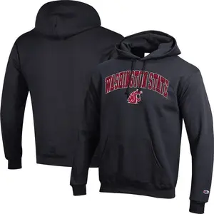 Champion Washington State Cougars Arched Logo Fleece Pullover Hoodie