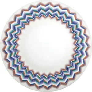 MISSONI HOME TABLEWARE Charger Plate Zig Zag Jarris 148 Diam. 12.5 - Multicolor