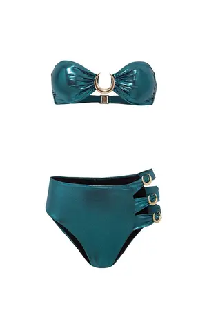 LUNA B Aurora Bikini - Metallic Blue