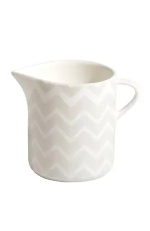 MISSONI HOME TABLEWARE Creamer Zig Zag Diam. 3.5 - White
