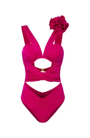 LUNA B Bella Swimsuit - Fuchsia