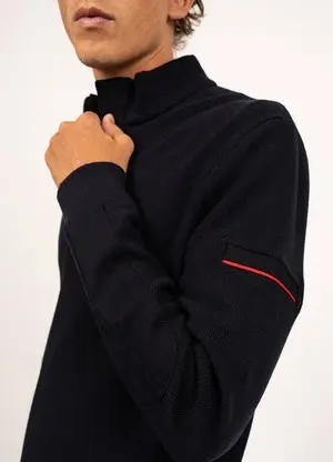 Saint James Loup De Mer Ii Quarter Zip Sweater