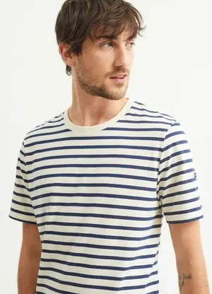 Saint James Plouiderbreton Crew Neck T-shirt