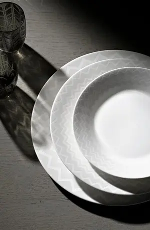 MISSONI HOME TABLEWARE Oval Dish Zig Zag Diam. 14"