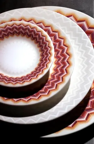 MISSONI HOME TABLEWARE Charger Plate Zig Zag Jarris 156 Diam. 12.5