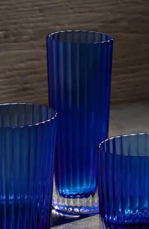 MISSONI HOME TABLEWARE Champagne Glasses Nastri Set Of 6 7.5 Oz
