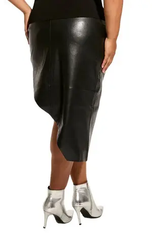 AS By DF Fallon Recycled Leather Skirt