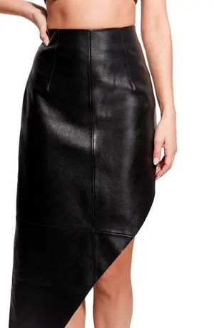 AS By DF Fallon Recycled Leather Skirt