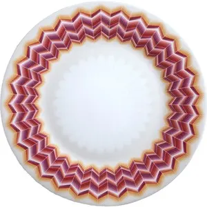 MISSONI HOME TABLEWARE Dessert Plates Zig Zag Set Of 6 Jarris 156 Diam. 8.5 - Multicolor
