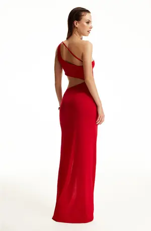 LUNA B Flame Maxi Dress - Red