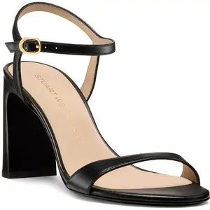 STUART WEITZMAN Babette Ankle Strap Sandal - Black